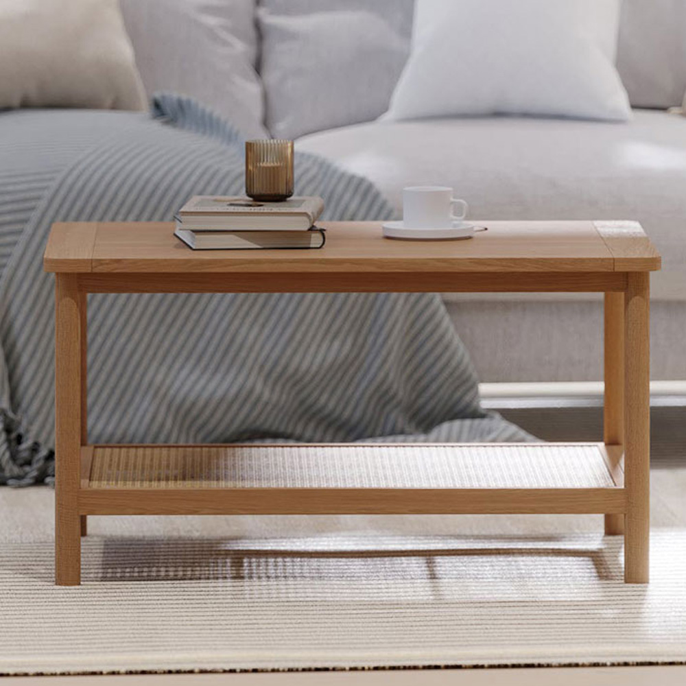 Harveston Natural Oak Coffee Table | Assembly Required | Oak World