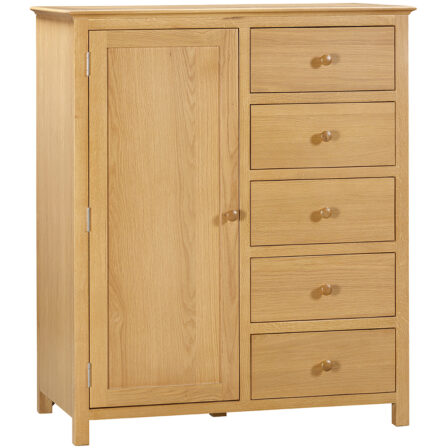 Emperor Oak Combination Wardrobe | Assembled | Oak World