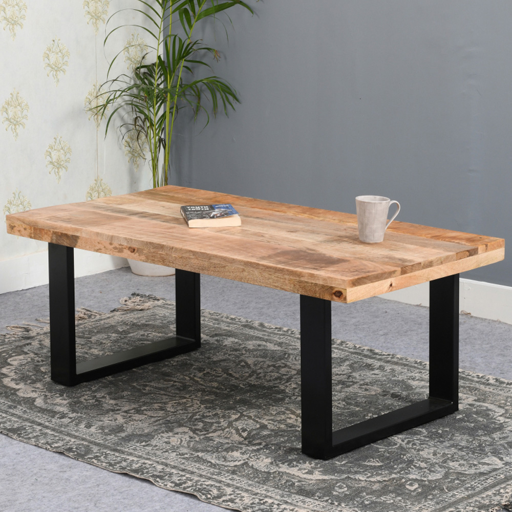 Wooden and metal coffee table store