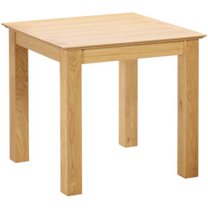 Emperor Oak Fixed Top 80 x 80 table | Self Assembly | Oak World