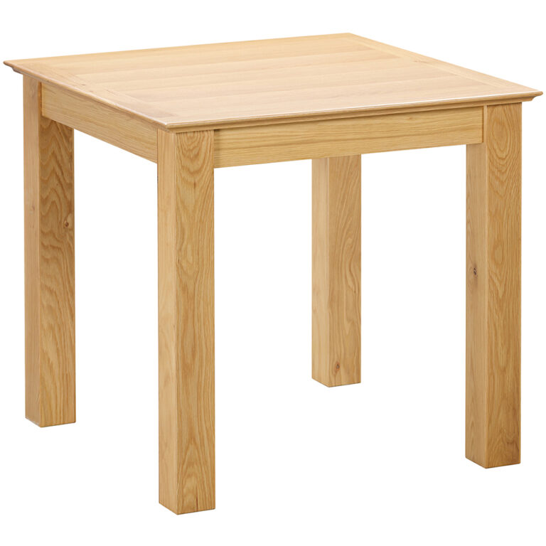 Emperor Oak Fixed Top 80 x 80 table | Oak World