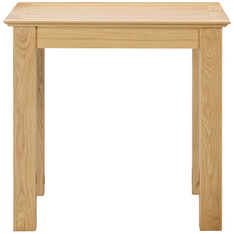 Emperor Oak Fixed Top 80 x 80 table | Self Assembly | Oak World