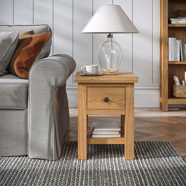 Oak Lamp Tables | Free Delivery & Returns | Oak World