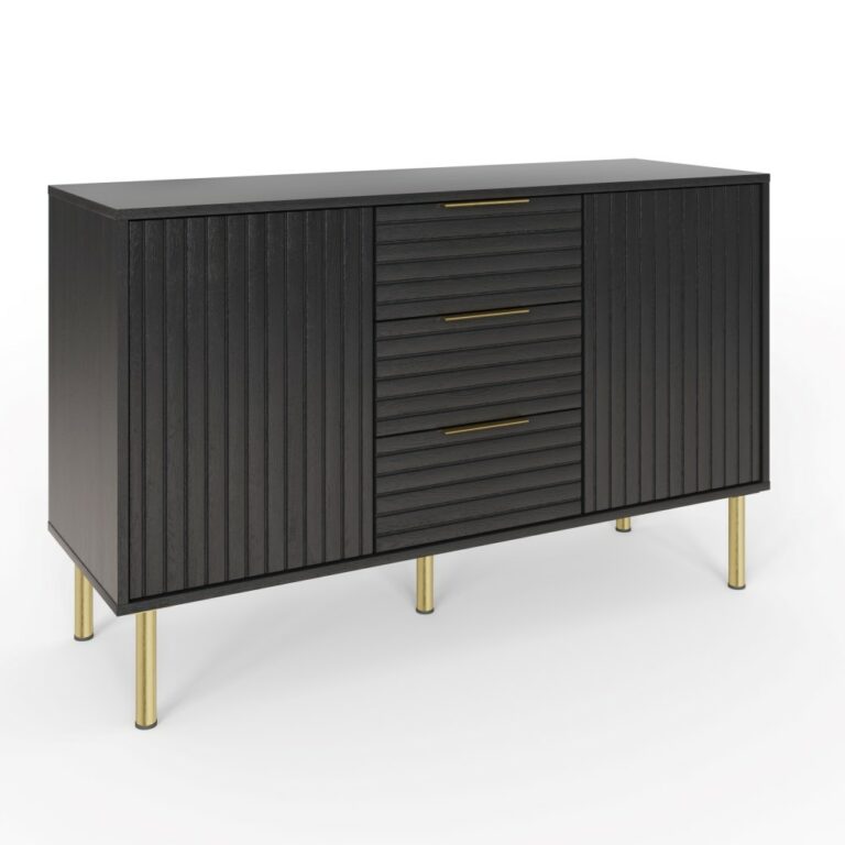 Black Calista Sideboard | Self Assembly | Oak World