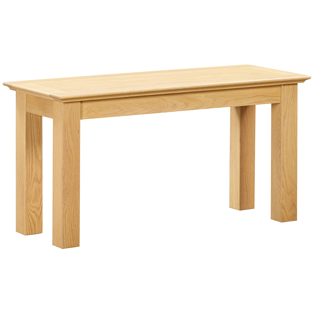 Emperor Oak Small Bench 90cm | Self Assembly | Oak World