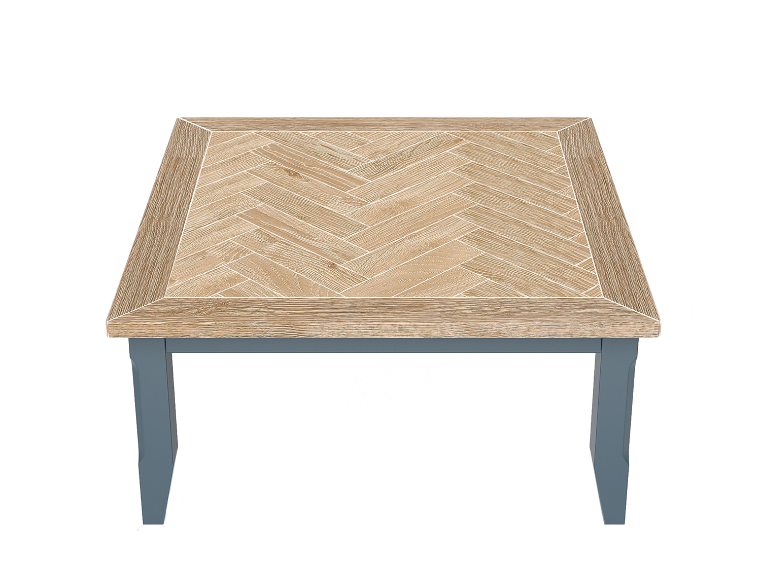 Blue Stockwell Square Open Coffee Table | Assembled | Oak World