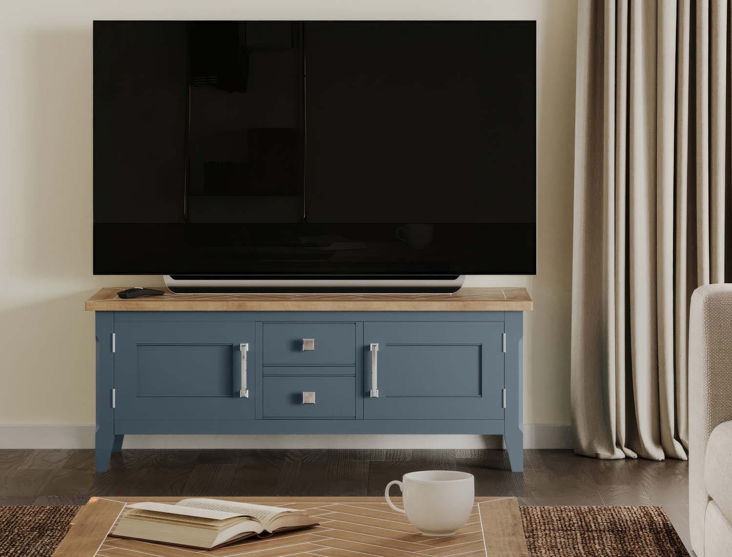 Oak TV Cabinets | Painted & Wooden TV Cabinets | Oak World