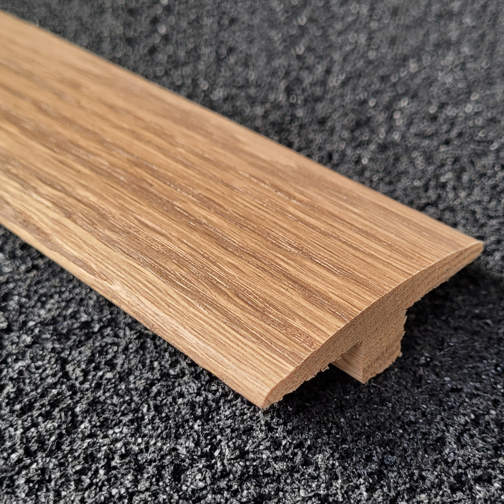 Smoked Oak Colour Matched Wood T-Bar | Oak World