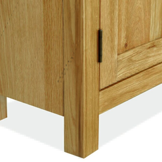 Bywell Waxed Oak Large TV Unit | Assembled | Oak World