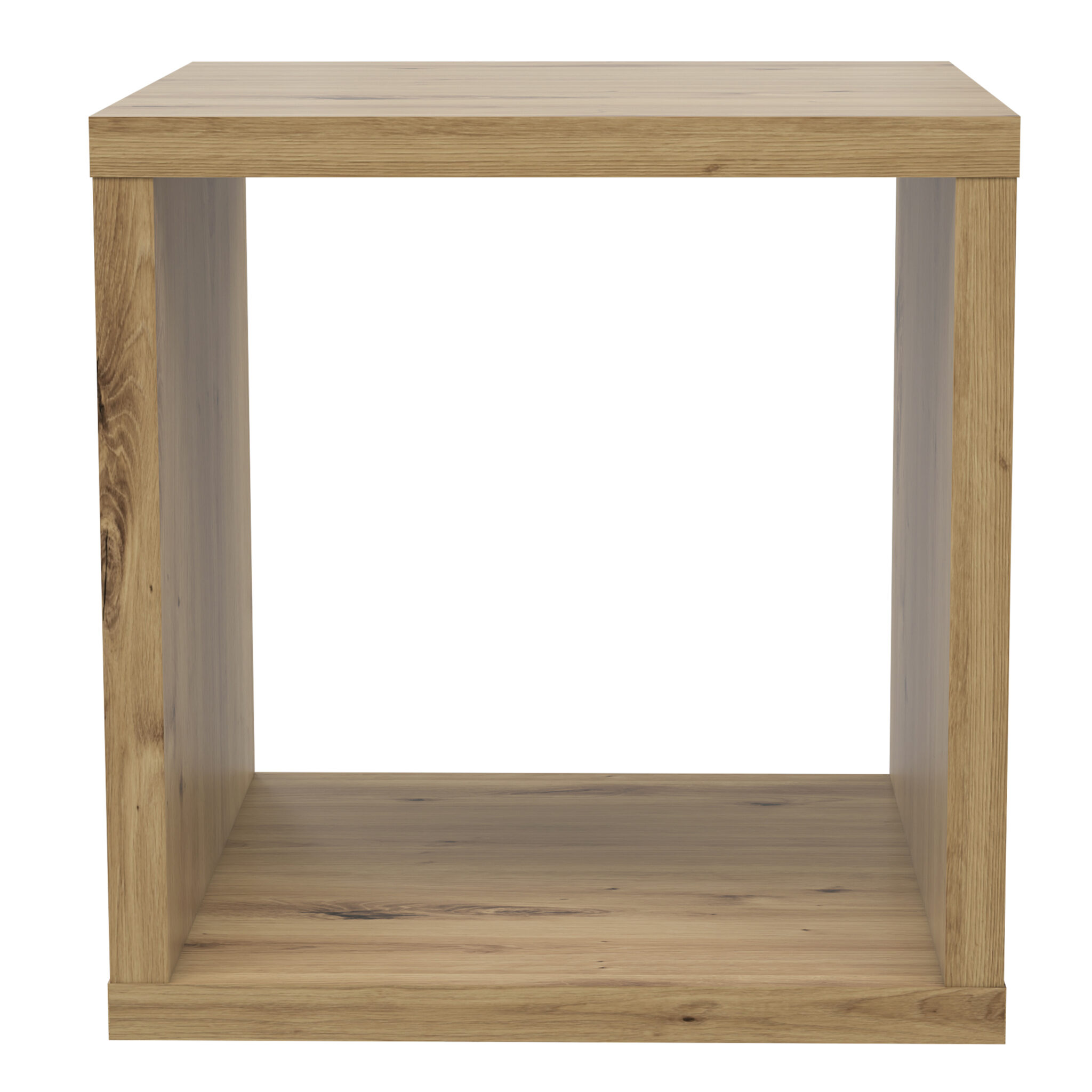 Mauri Cube Singular Storage Unit in Artisan Oak | Self Assembly | Oak World