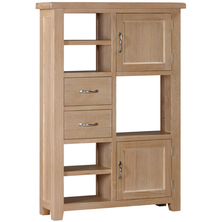 Wessex Oak Tall Display Unit | Oak World