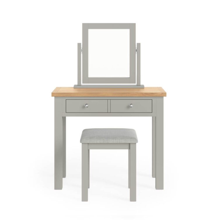 Hartside Grey Dressing Table Set | Oak World