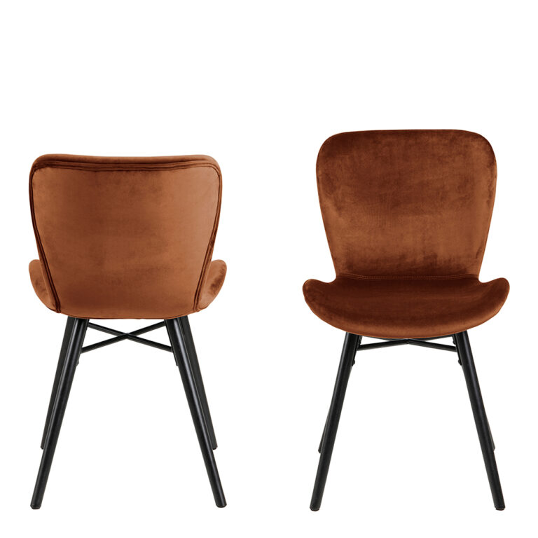 Batilda Dining Chair in Copper Set of 2 | Oak World