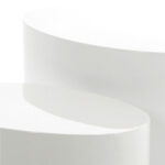Mice Oval Coffee Table in White Set of 2 | Oak World