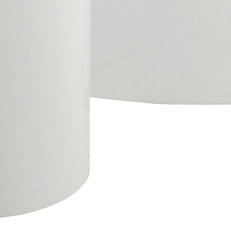 Mice Oval Coffee Table in White Set of 2 | Assembly Required | Oak World