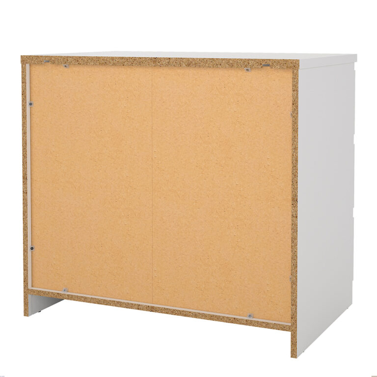 Moderno Chest of 3 Drawers in White | Oak World