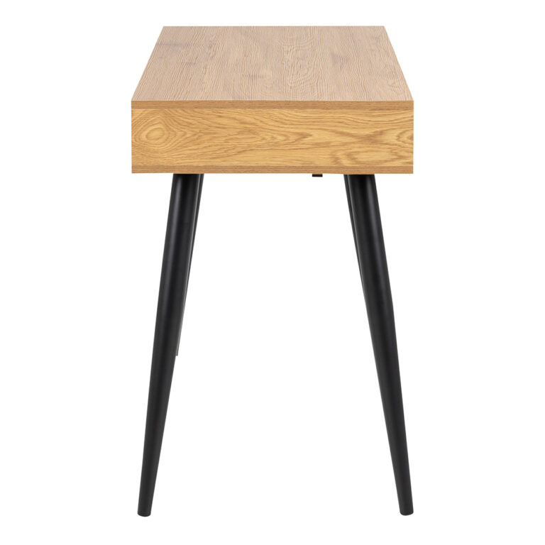 Neptun 3 Drawer Office Desk in Oak | Oak World