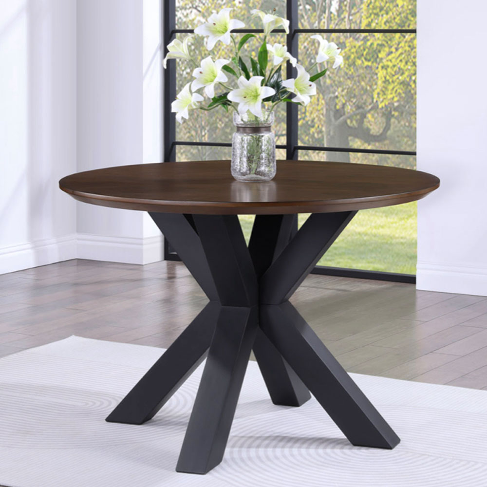 Niagra Round Dining Table - Oak | Assembly Required | Oak World