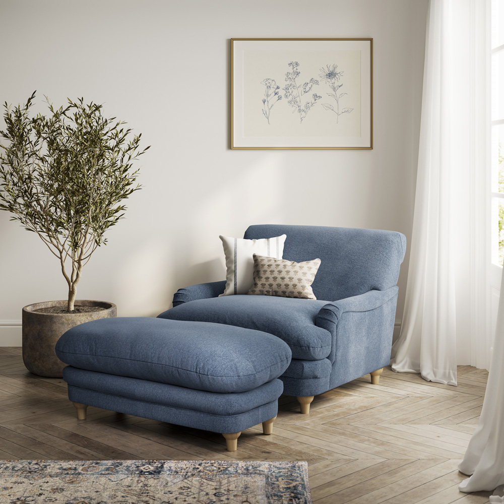Indiana Chair Denim Blue Weave | Oak World