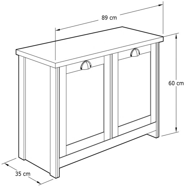 Fife Green Shoe Storage | Oak World
