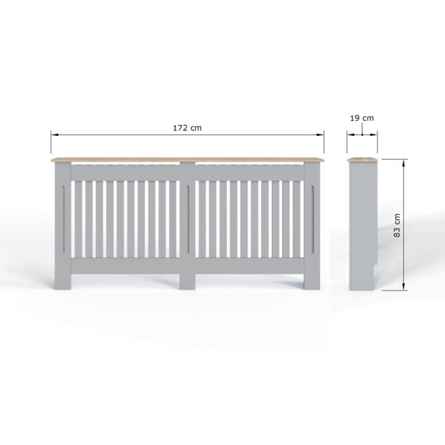 Shortfast Radiator Cover Extra Large | Oak World
