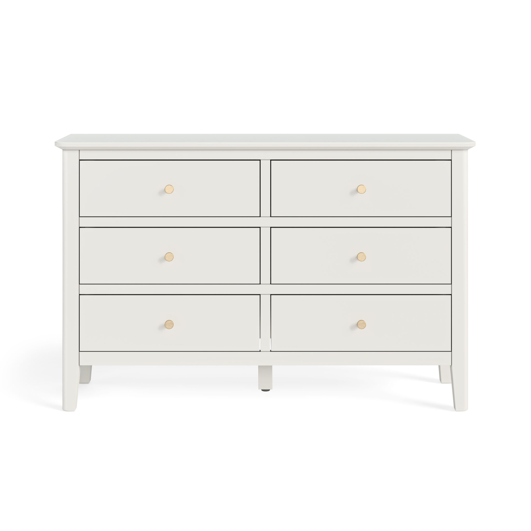 Dover White Chest of 6 Drawers | Assembled | Oak World