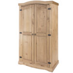 Azusa 2 Door Wardrobe | Oak World