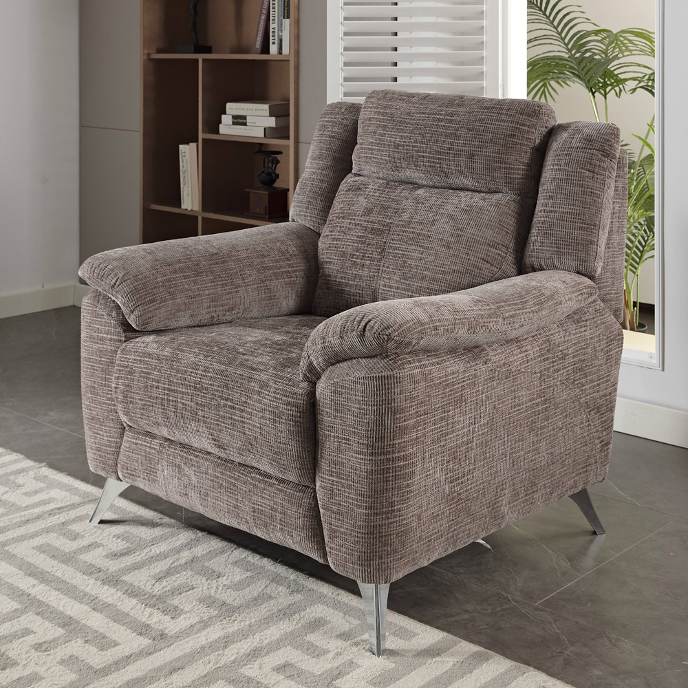 Malmo Fixed Chair Stone | Assembly Required | Oak World