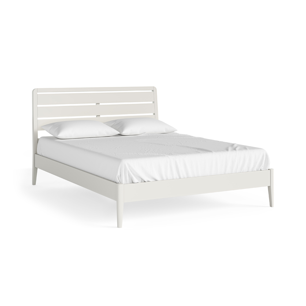 Folkestone White 5' Bed | Assembly Required | Oak World