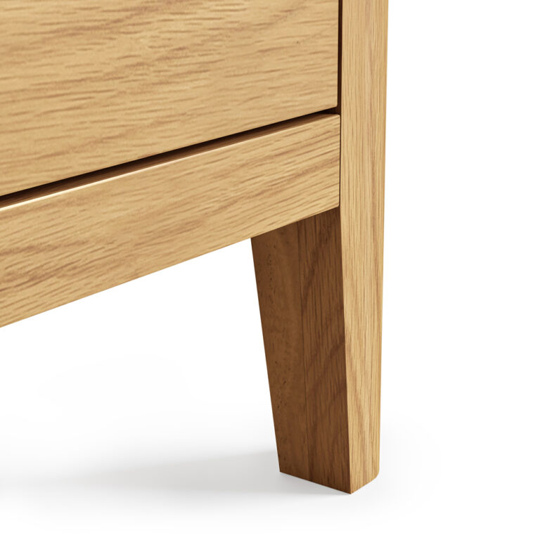 Dover Light Oak Chest of 6 Drawers | Assembled | Oak World