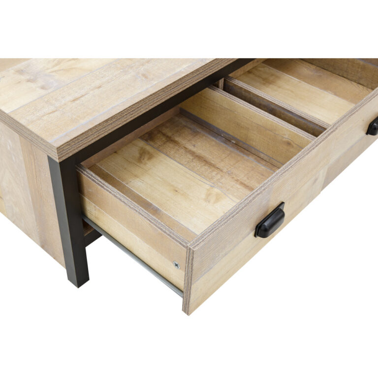 Fenway 2 Drawer Coffee Table - Oak | Oak World