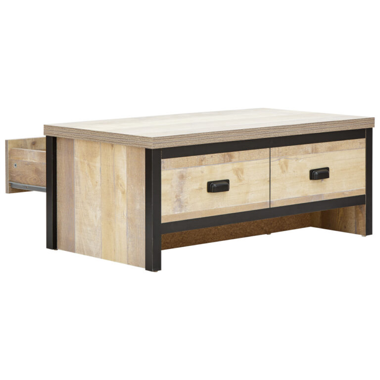 Fenway 2 Drawer Coffee Table - Oak | Oak World