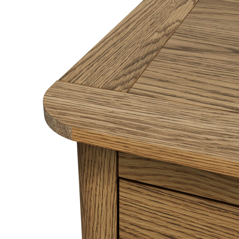 Dover Oak Chest of 3 Drawers | Assembled | Oak World