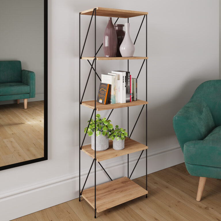 Chantelle 3 Tier Storage Rack | Assembly Required | Oak World