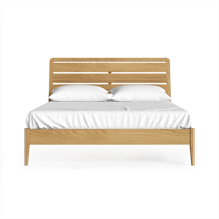 Folkestone Light Oak 4'6 Bed | Oak World