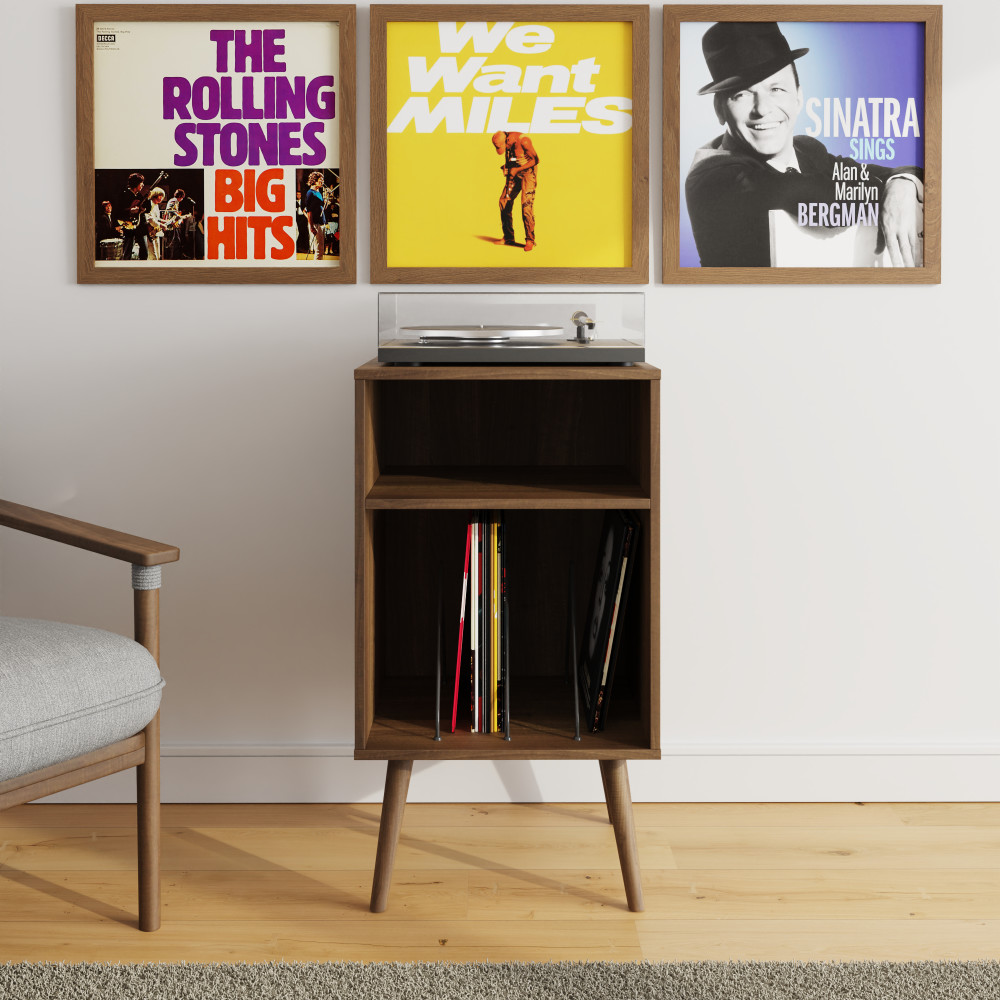 Studio Compact Vinyl Turntable Stand | Oak World