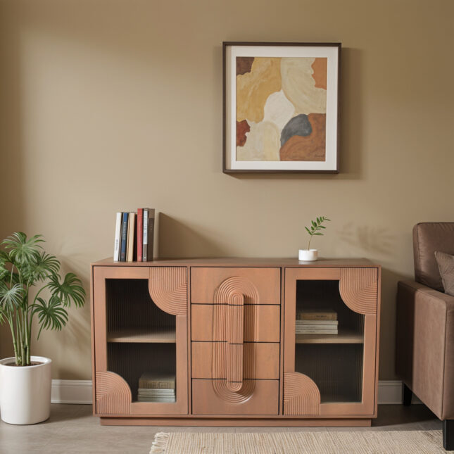 Sundra Solid Wooden Extra Large Sideboard | Oak World