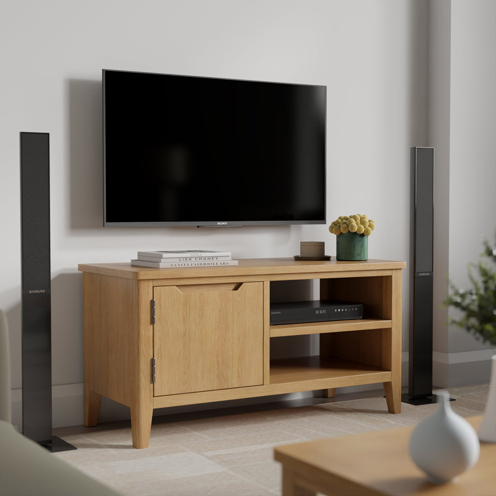 Arlon Oak Small Tv Unit | Oak World