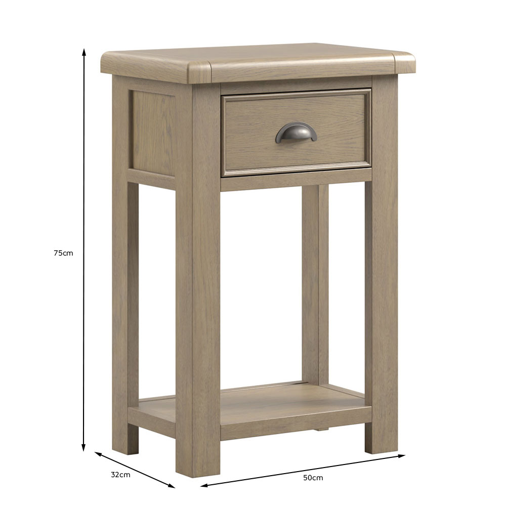 Heritage Oak Small Hall table | Oak World
