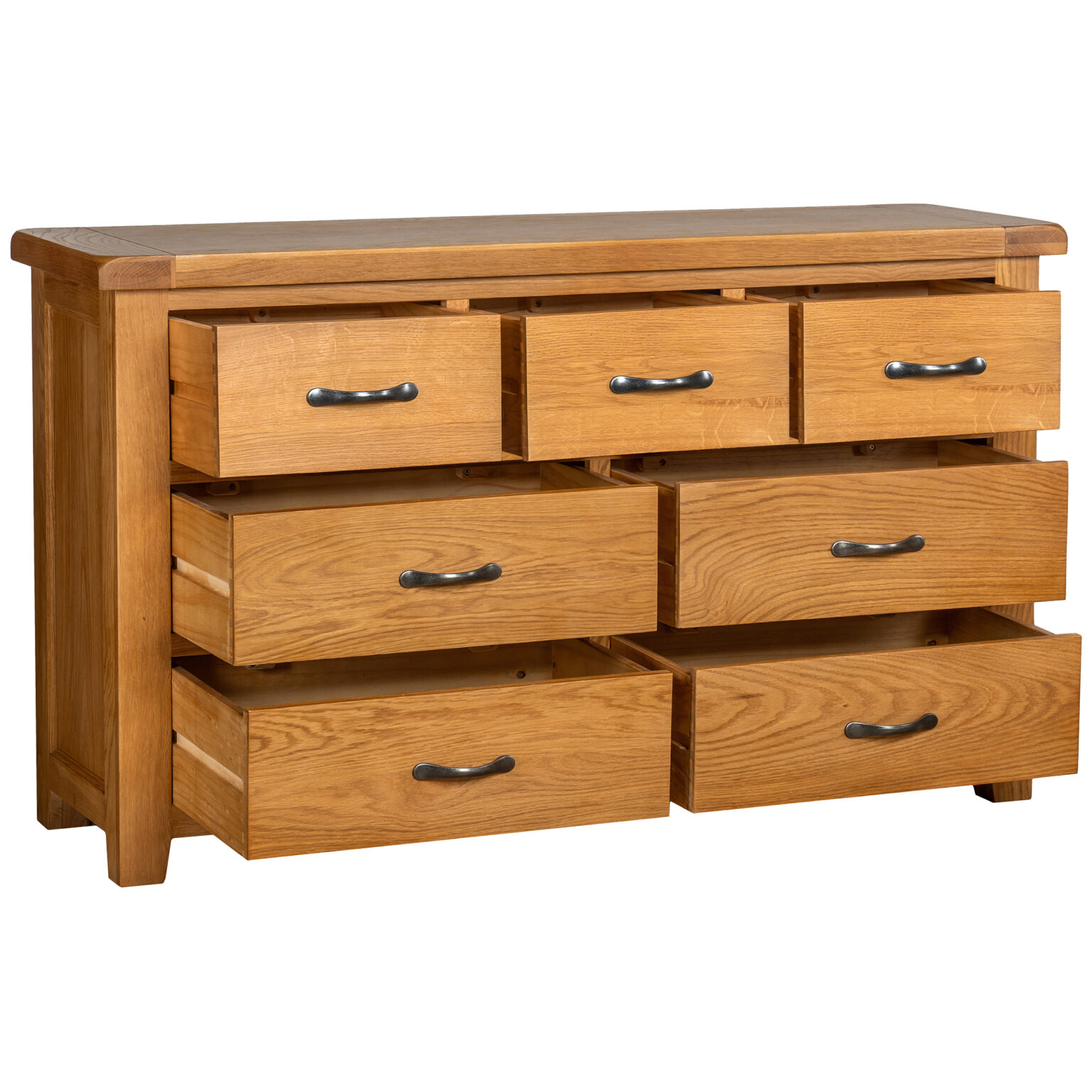 Summer Waxed Oak 3 Over 4 Chest | Oak World