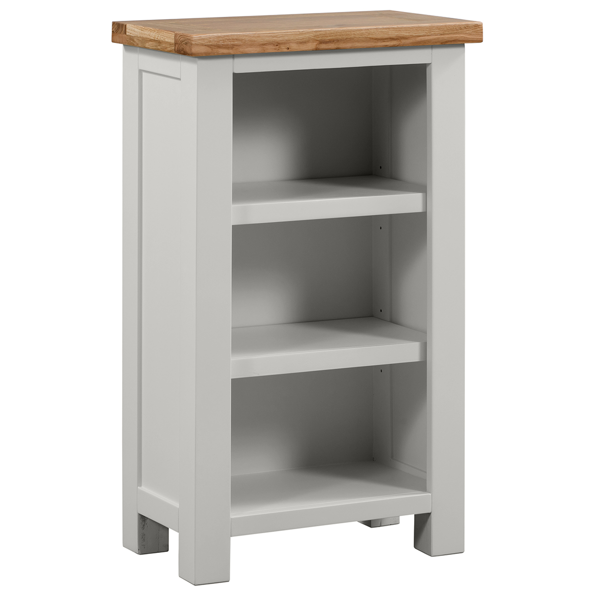 Wynyard Grey Small Bookcase | Oak World