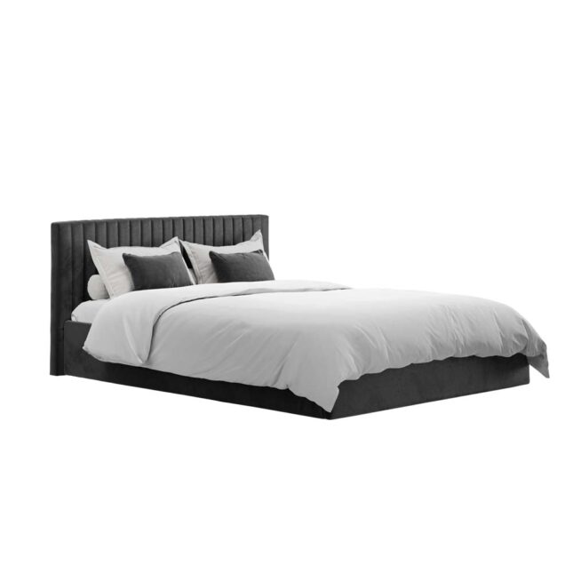 Shadwell Black Ottoman King Size Bed (2 Packs) | Oak World