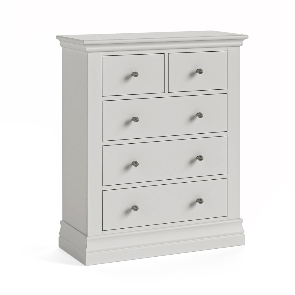 Riverton Grey Chest 2 Over 3 | Oak World